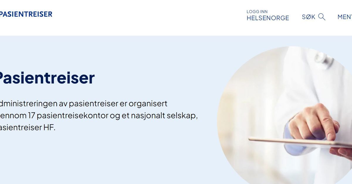 Velkommen til nye nettsider! - Pasientreiser HF